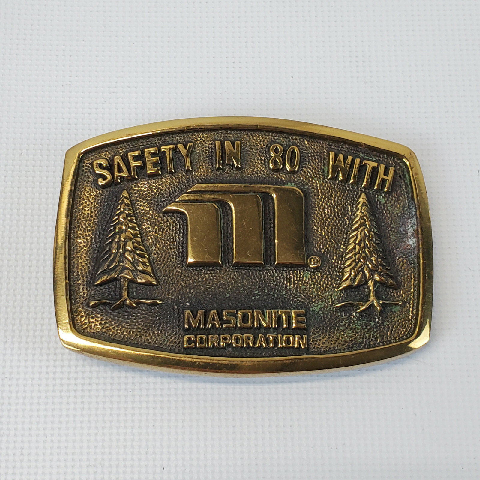 Vintage Safety In 80 With Masonite Corporation Brass … - Gem