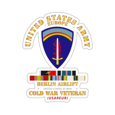 Kiss-Cut Stickers - US Army Europe - Berlin Airlift w COLD EXP Occp ...