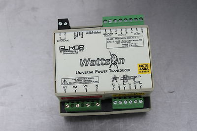 Elkor Technologies WattsOn MCTB-450A Universal Power Transducer | eBay