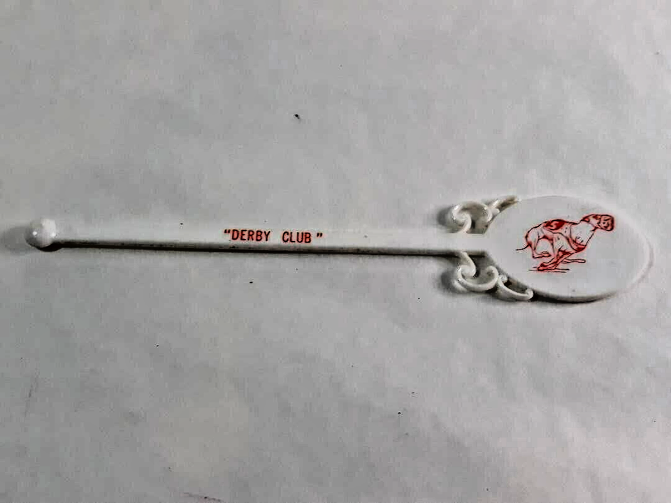Vtg Derby Club Swizzle Stick Stirrer Derby Lane Saint Petersburg FL ...