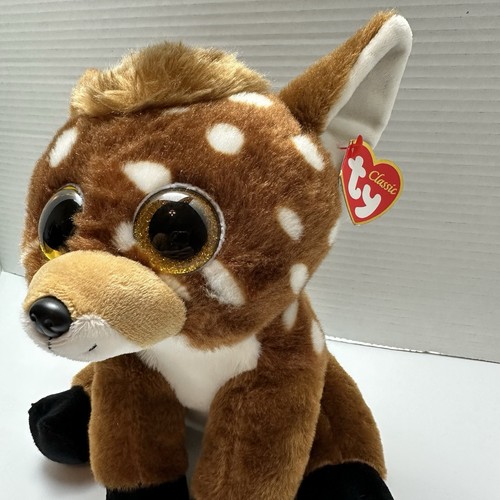 Ty Classic Plush BUCKLEY the Deer (Medium Size 10 inch) Stuffed Animal ...