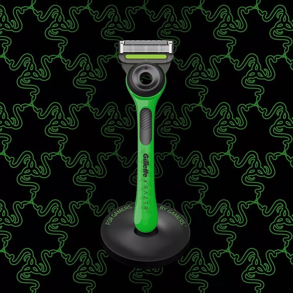 NEW Gillette x Razer Men Razor Limited Edition Gillette Labs Razer ...