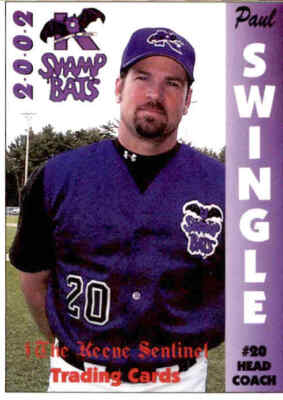 2002 Keene Swamp Bats Team Issue #22 Paul Swingle Head Coach Baseball ...
