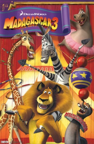 2012 DREAMWORKS MADAGASCAR 3 GROUP POSTER 22X34 NEW FREE SHIPPING | eBay