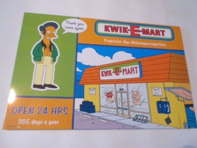 2001 Simpsons Tin Signs Series 1: Kwik-E-Mart | eBay