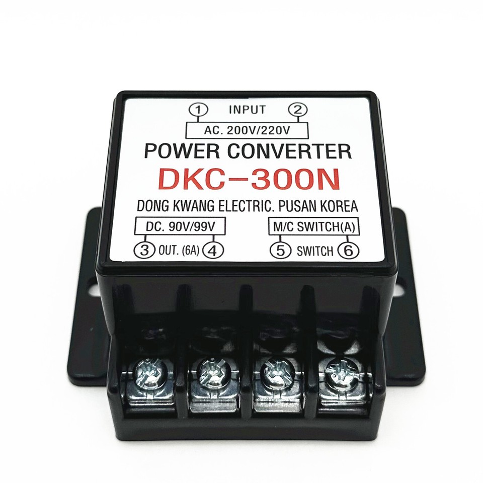 POWER CONVERTOR DKC-300N AC.200V/220V DC.90V/99V PUSAN KOREA half wave ...
