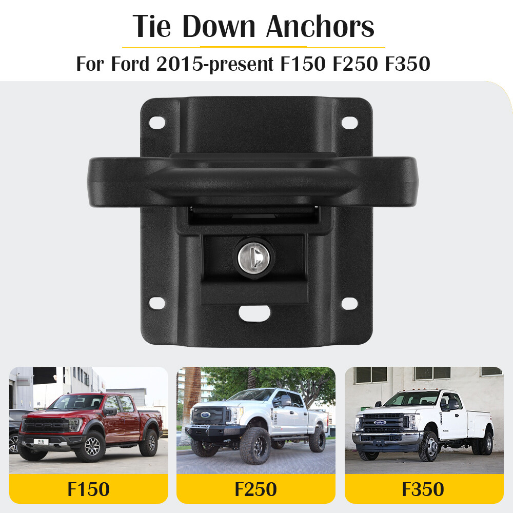 4 Pack Boxlink Tie Down Anchors Truck Bed Cleats Fit For Ford F-150 ...