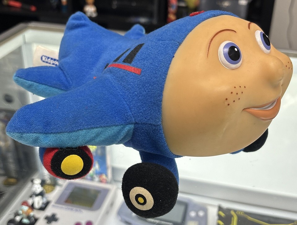 Jay Jay The Jet Plane 9” Plush Puppet Vinyl Face Retired Vintage 2000 ...