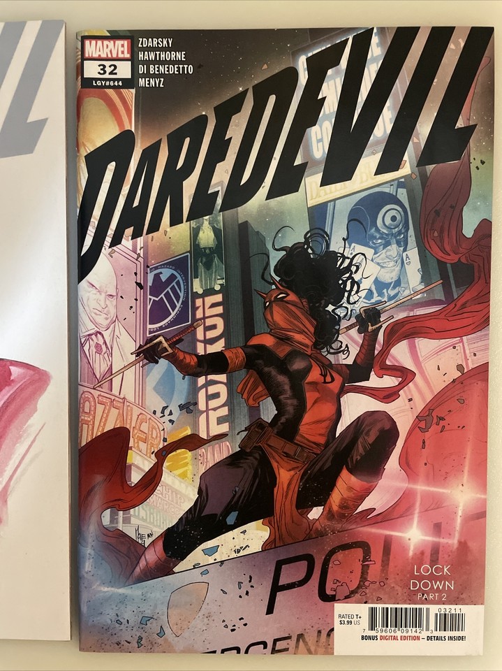 Daredevil (2021) #32 / Legacy 644 (Peach Momoko Anime Variant + A cover ...