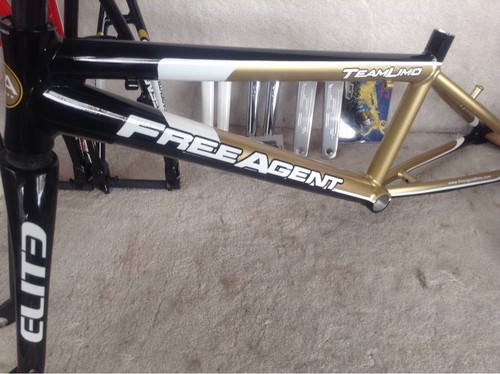 Free Agent 35 TEAM LIMO Bmx Race Frame | eBay
