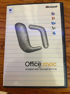 Microsoft Office:mac 2004 Student and Teacher Edition inc Apple | eBay