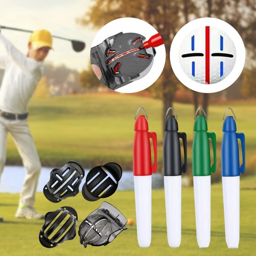 Golf Ball Marking Stencils Alignment Tool High Precision Marker Stencil ...