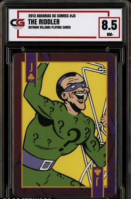 2013 Aquarias DC Comics Batman Villains Playing Cards #JC The Riddler ...