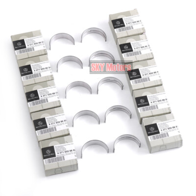 STD 10x Crankshaft Main Bearings for Mercedes-Benz 1.8L C250 E250 W203 ...