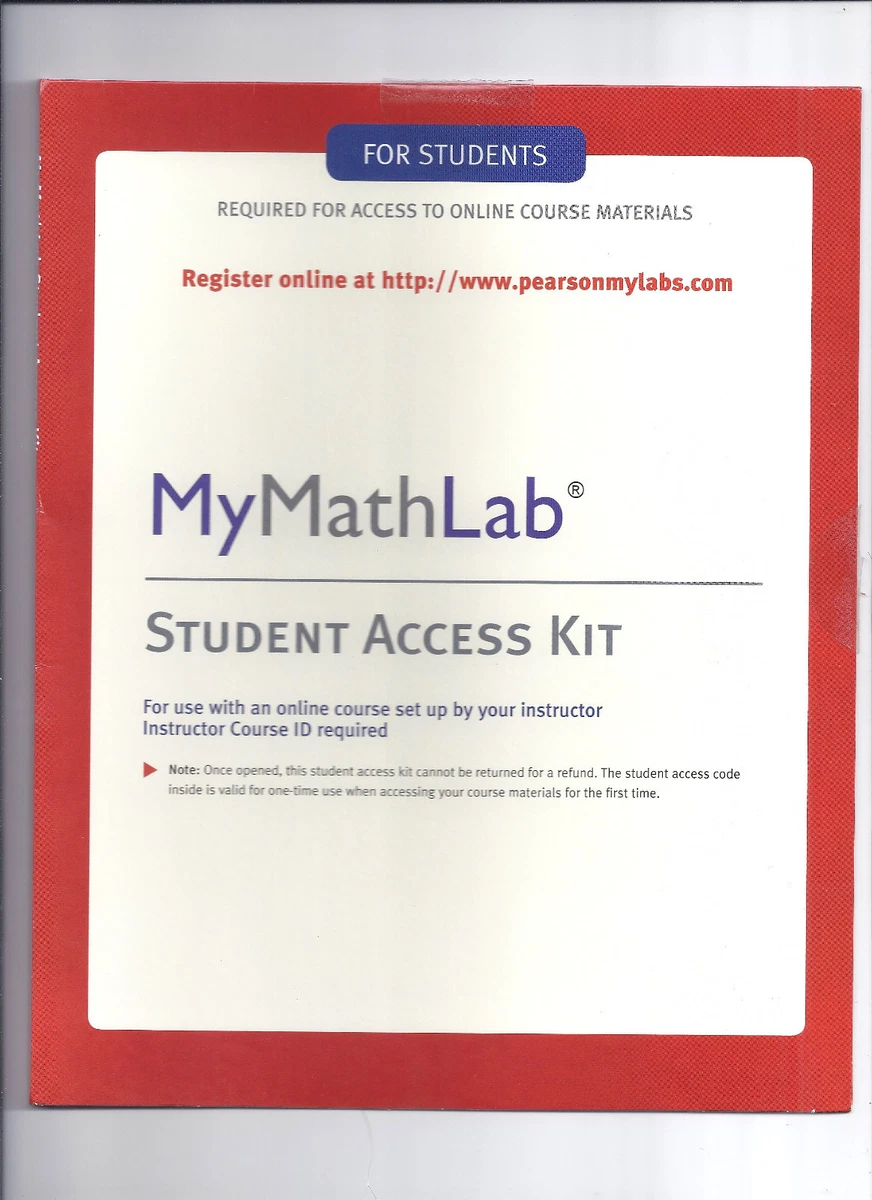 Mymathlab Student
