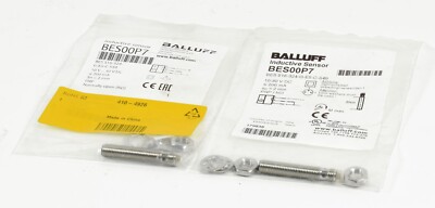 2x Balluff Induktiver Näherungsschalter BES00P7,BES 516-324-G-E5-C-S49 ...