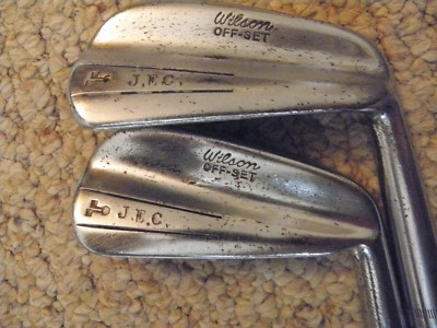 Vintage men right handed regular pyratone coated steel Wilson off-set 4 ...