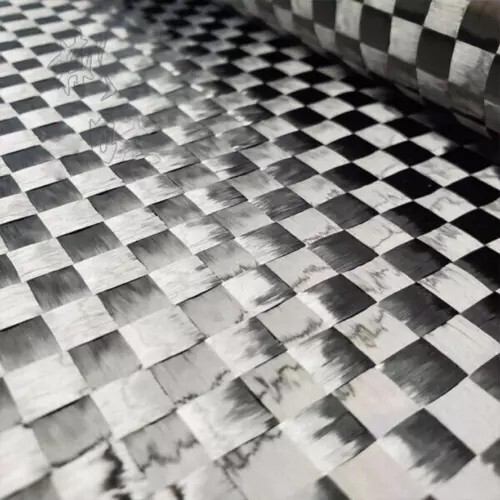 1X 100cmX200cm 12K Ultra-thin Carbon Fiber Fabric Cloth Plain Weave 8 ...