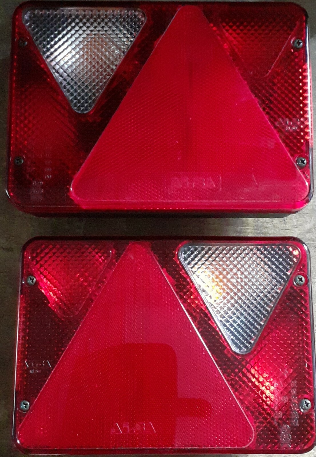 Pair of AJBA RL96 Trailer Lights Plug In Loom 5 pin Indicator Stop/Tail ...