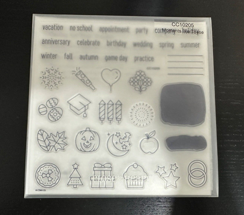 CTMH Stamp Set - Moments Like These - CC10205 *New* (envelope torn) as ...