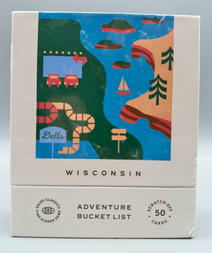 WISCONSIN Adventure Bucket List 50 Scratch Off Cards Travel Explore ...
