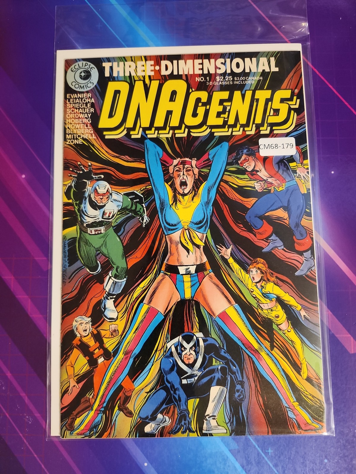 THREE-DIMENSIONAL DNAGENTS #1 ONE-SHOT HIGH GRADE ECLIPSE COMIC BOOK CM68-179 | eBay