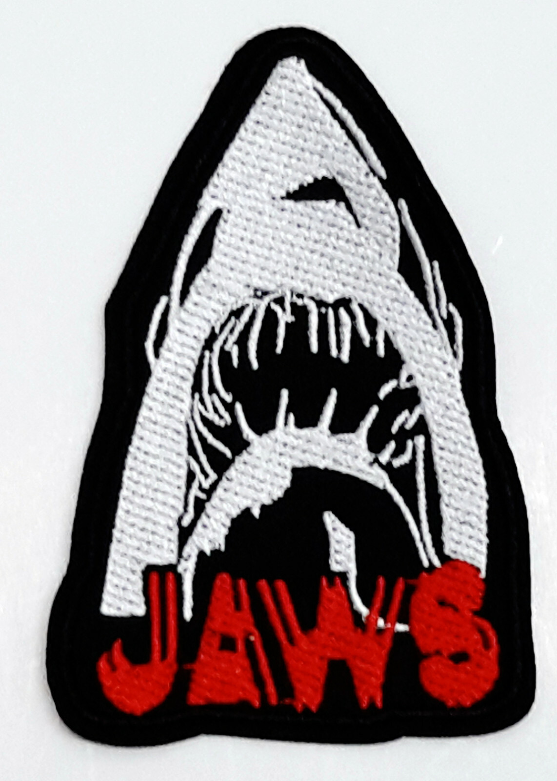 JAWS Movie Shark Logo 3.5" Embroidered Patch- Mailed from USA (APPA-04 ...