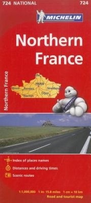 Michelin Northern France Road and Tourist Map (Michelin Maps ...