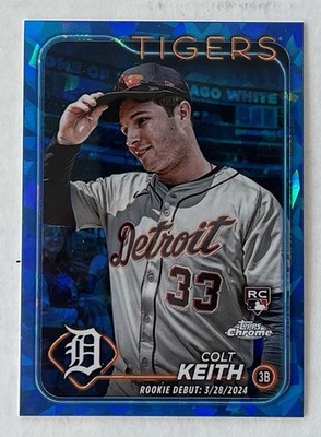 2024 Topps Chrome Update Sapphire Colt Keith #USCS192 Rookie Card RC | eBay