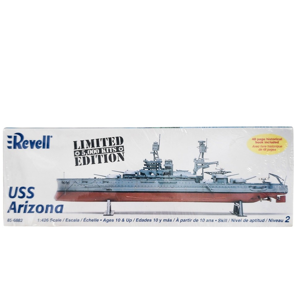 USS Arizona Battleship Model Kit Limited Edition Revell with Historical ...