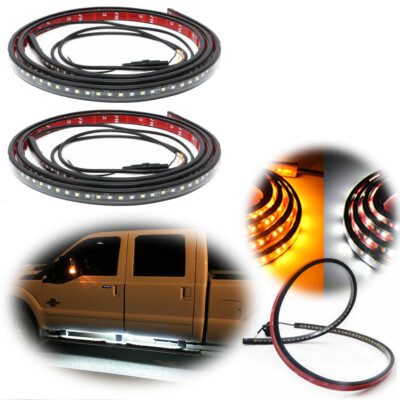 60" LED Side Step Light Running Board Strips Bar 2X For Dodge Ram 1500 ...