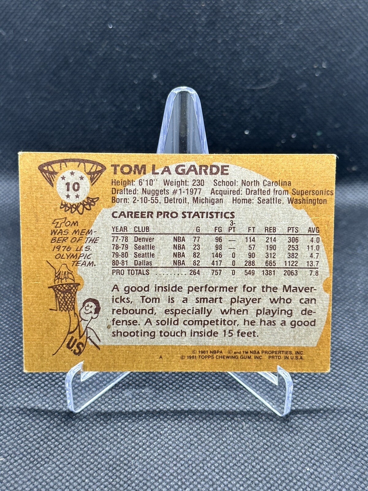 1981-82 Topps - #10 Tom LaGarde for sale online | eBay