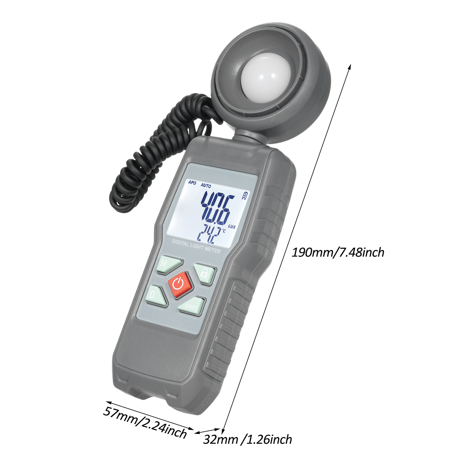 Meter Digital Illuminance Meter Handheld Ambient R4T0 | eBay Australia
