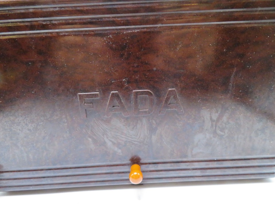 Vintage FADA Tube Radio Model P 80 1947 BAKELITE UNTESTED | eBay