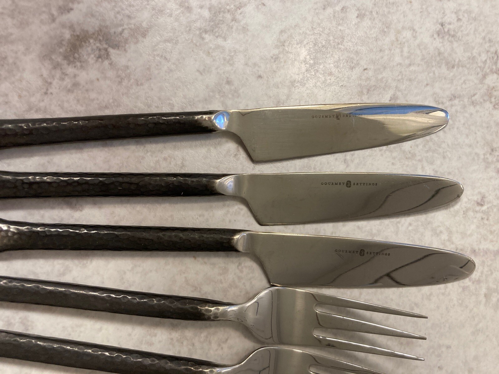 Gourmet Settings Stainless Avalon Barcelona Forks, Teaspoons, Knives ...