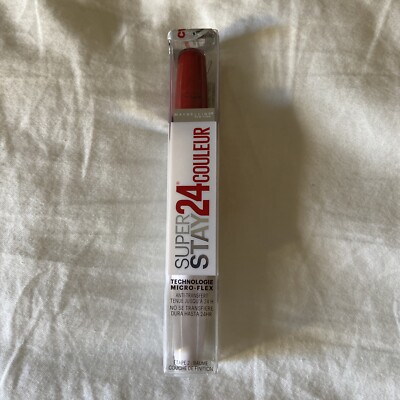 Maybelline SuperStay 24 Hr 2 Step Lip Color 310 OPTIC RUBY Anti ...