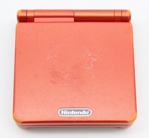 Gameboy Advance SP Console Charizard Red Limited Pokemon GBASP Japan ...