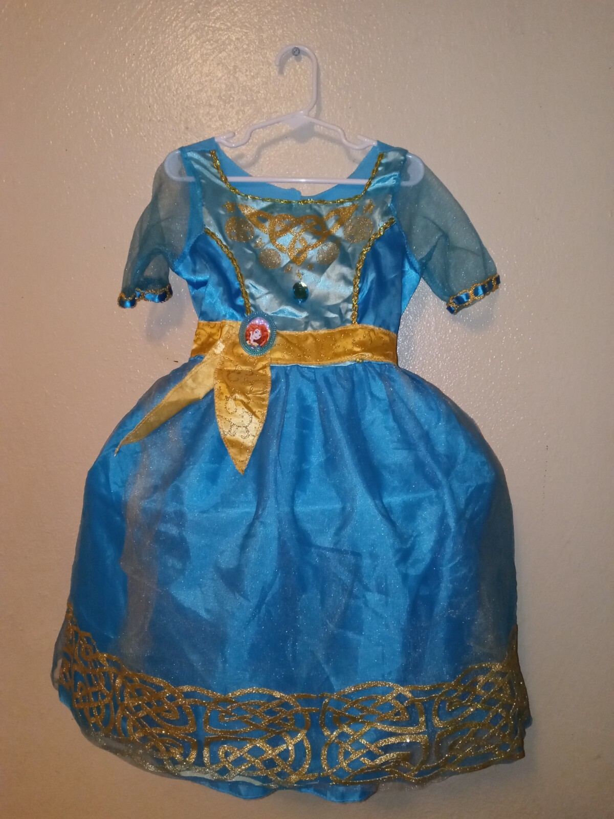 Disney Girls PRINCESS MERIDA Brave Dress Halloween C… - Gem