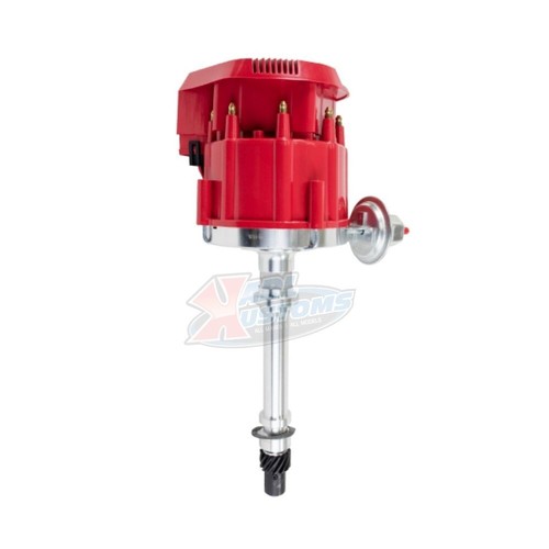 Chevy Small/Big Block V8 HEI Distributor w/ Red Super Cap 327 350 400 ...