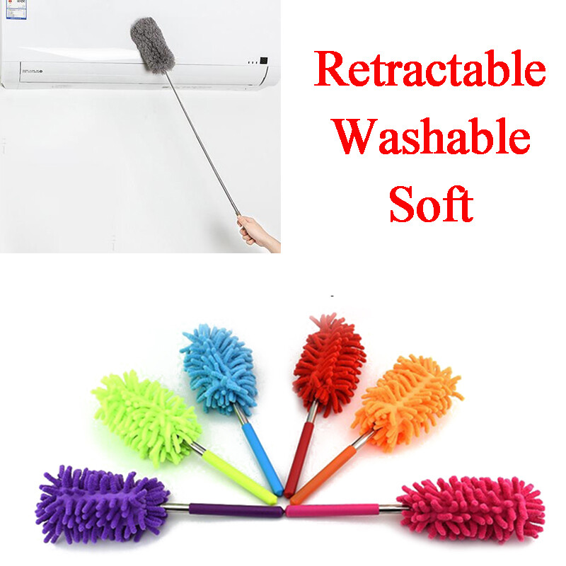 Extendable Bendable Soft Microfiber Duster Dusting Brush Cleaning Tool ...
