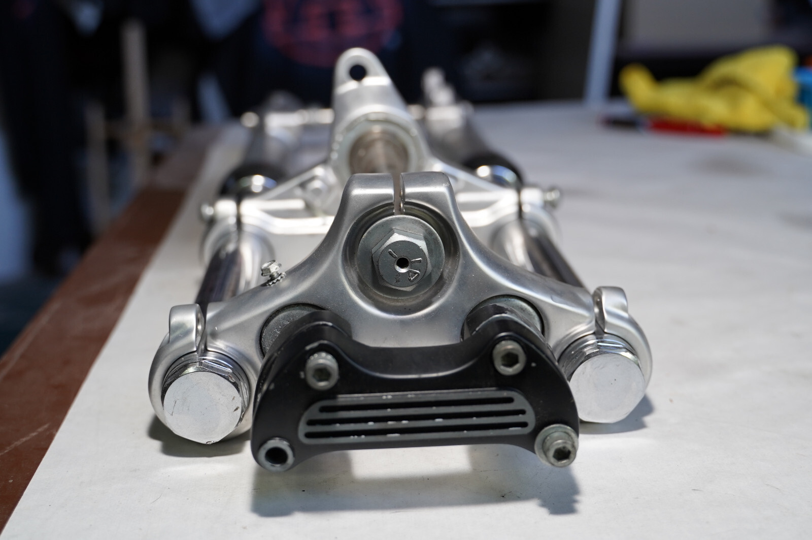 Harley 39mm front end axle triple trees legs tubes FXR FXRT XL Dyna FXD ...