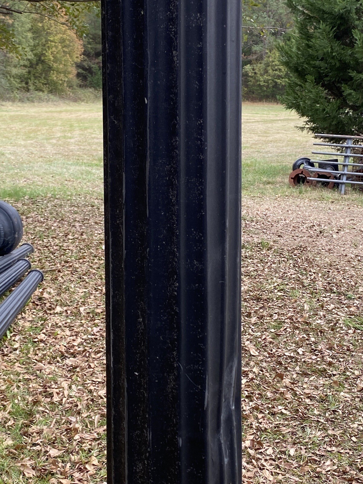 Vintage Fluted, Tapered Street Light Pole 14ft Tall Original, Can ...