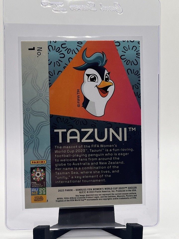2023 Donruss FIFA Women's World Cup TAZUNI Official Mascot #1 Ultra ...