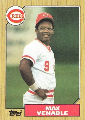 1987 Topps #226 Max Venable Cincinnati Reds | eBay