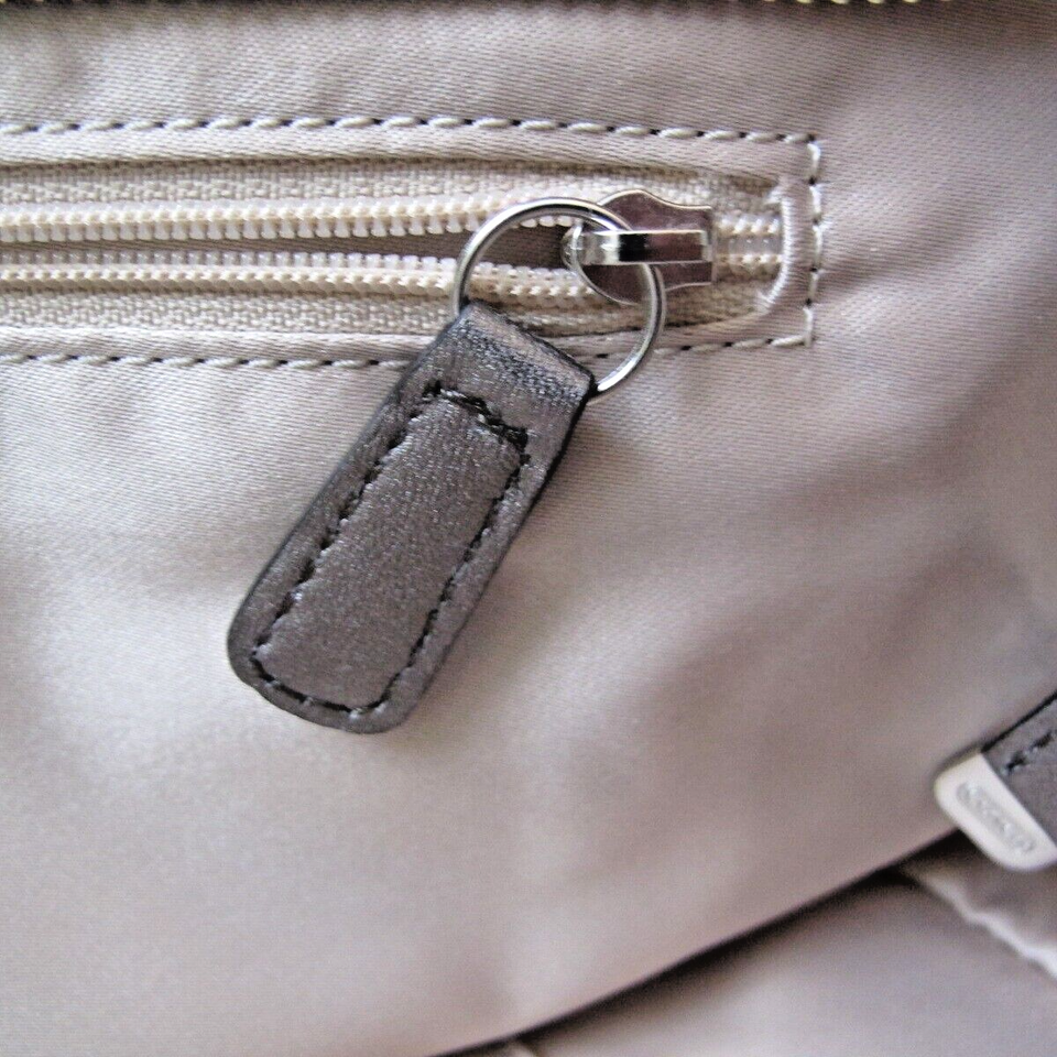 Coach Handbag Purse Taylor F26034 Satchel Pewter Gray Black Leather ...