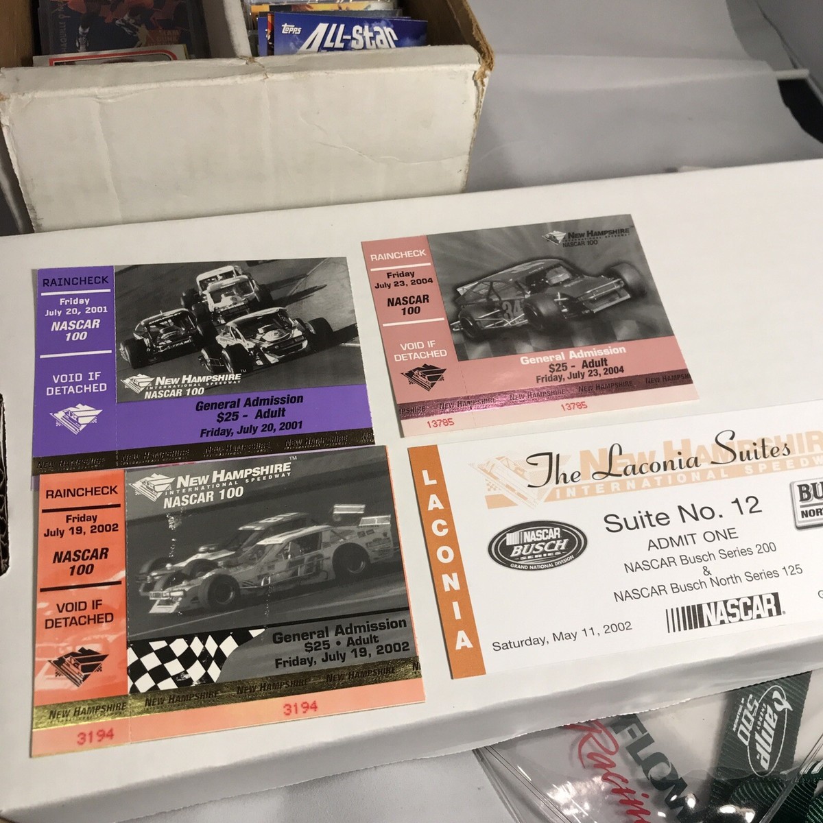 Nascar Ticket Front And Back Nascar Ticket Template Etsy
