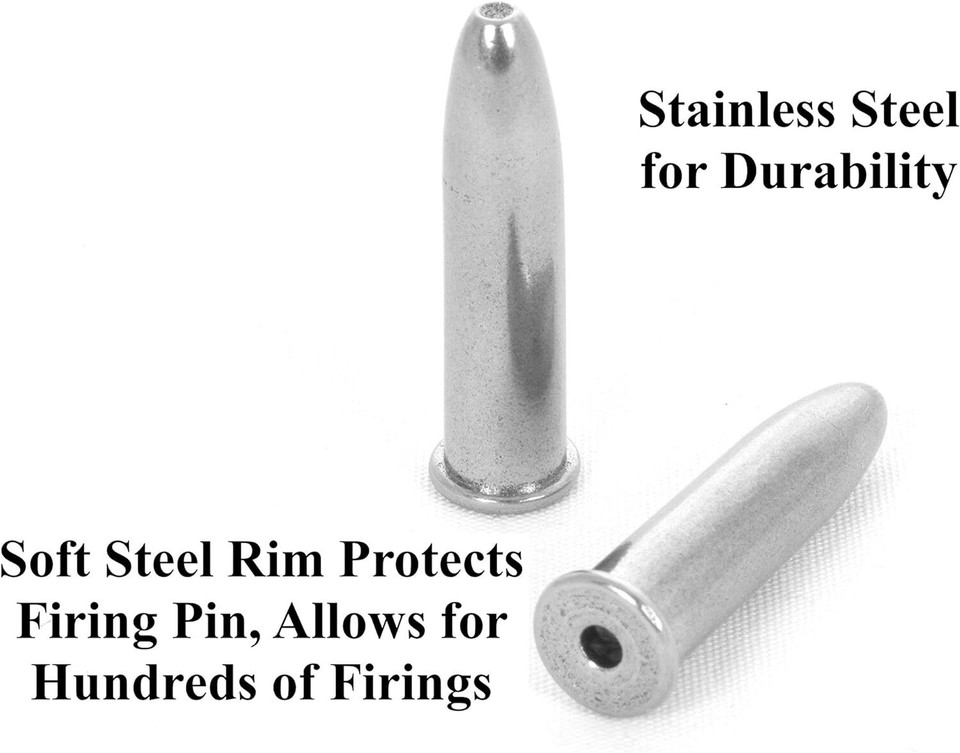 22 LR Steel Snap Caps Dummy Rounds (12 Pack) | eBay