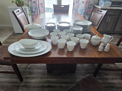 Beautiful, Gorgeous And Stunning Noritake Carthage Huge Set For 12 ...