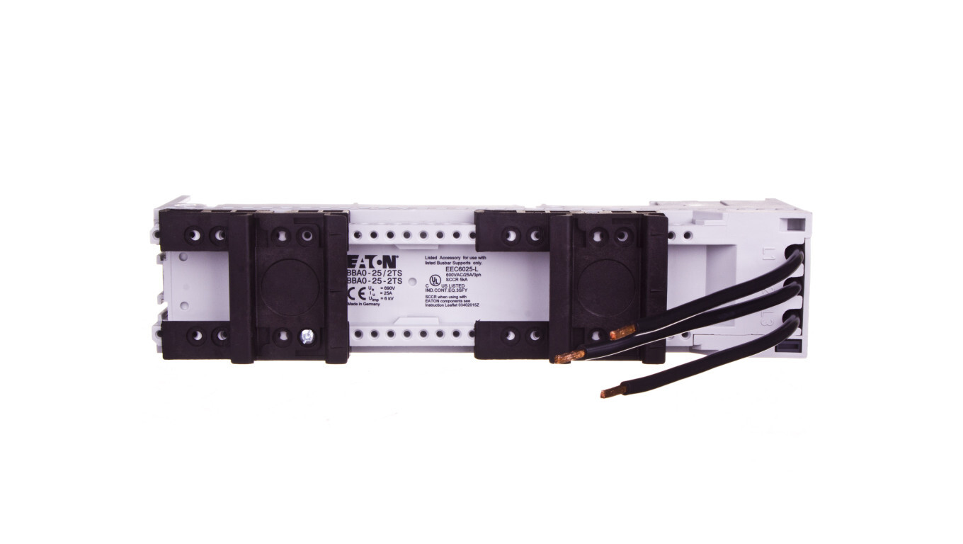 Adapter for 45mm wide rails 25A spacing 60mm 2 rails BBA0-25/2TS 101481 ...