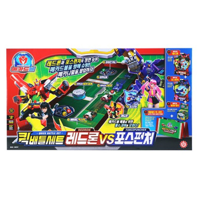 Mecard Ball Quick Battle Set Red Ron VS Force Puncher toy, action ...